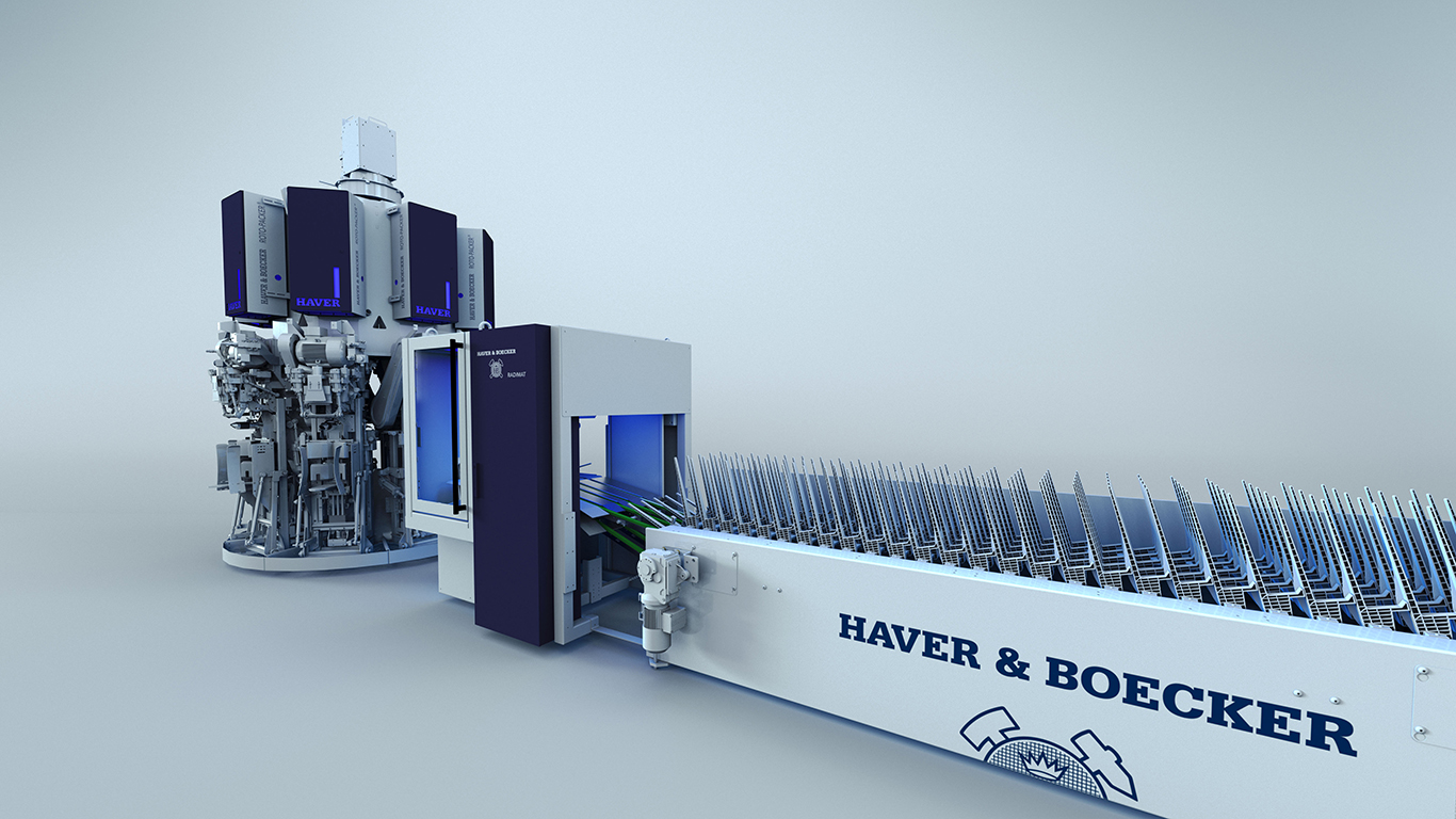 RADIMAT®: The fully automatic bag applicator | Haver & Boecker